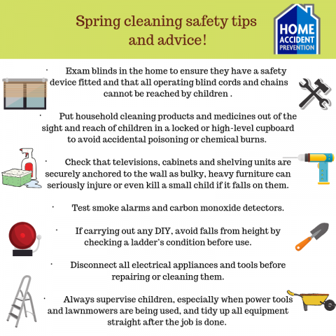 Spring cleaning health and safety tips | HSC Public Health Agency